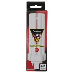 ヨドバシ.com - パナソニック Panasonic コンパクト形蛍光ランプ ツイン3 GX24q-3口金 3波長形温白色 32形 FHT32EX-WW 通販【全品無料配達】