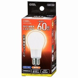 ヨドバシ.com - オーム電機 OHM LED電球 E26 60形相当 電球色 密閉器具対応 LDA7L-G AG95 通販【全品無料配達】
