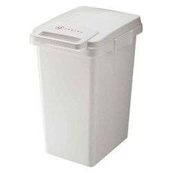 ヨドバシ.com - リス RISU ゴミ箱 47L 連結 ワンハンドペール アルバーノ フタ付き 屋外兼用 ホワイト 通販【全品無料配達】