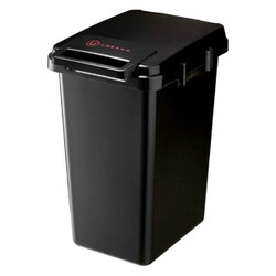 ヨドバシ.com - リス RISU ゴミ箱 47L 連結 ワンハンドペール アルバーノ フタ付き 屋外兼用 ブラック 通販【全品無料配達】