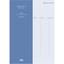 ヨドバシ.com - レイメイ藤井 Raymay Fujii 2024年 システムノートダイアリー ウィークリー バーチカル A5 RFDR2480 通販【全品無料配達】