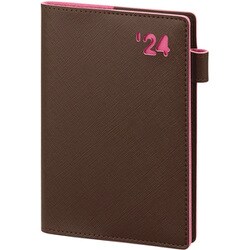 ヨドバシ.com - レイメイ藤井 Raymay Fujii 2024年 カラーエッジダイアリーA6 ダークブラウン RFD2414E 通販【全品無料配達】