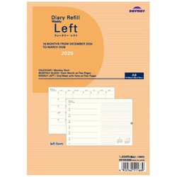 ヨドバシ.com - レイメイ藤井 Raymay Fujii 2025年 ノートリフィル ウィークリーレフト A6 RFDR2596 通販【全品無料配達】