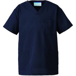 ヨドバシ.com - カゼン KAZEN スクラブ（男女兼用） L ダークネイビー 133-78 通販【全品無料配達】