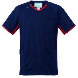 ヨドバシ.com - カゼン KAZEN スクラブ（男女兼用） SS ネイビー×バーガンディ 983-18 通販【全品無料配達】