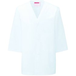 ヨドバシ.com - カゼン KAZEN 男子衿なし調理衣七分 6L ホワイト 321-30 通販【全品無料配達】